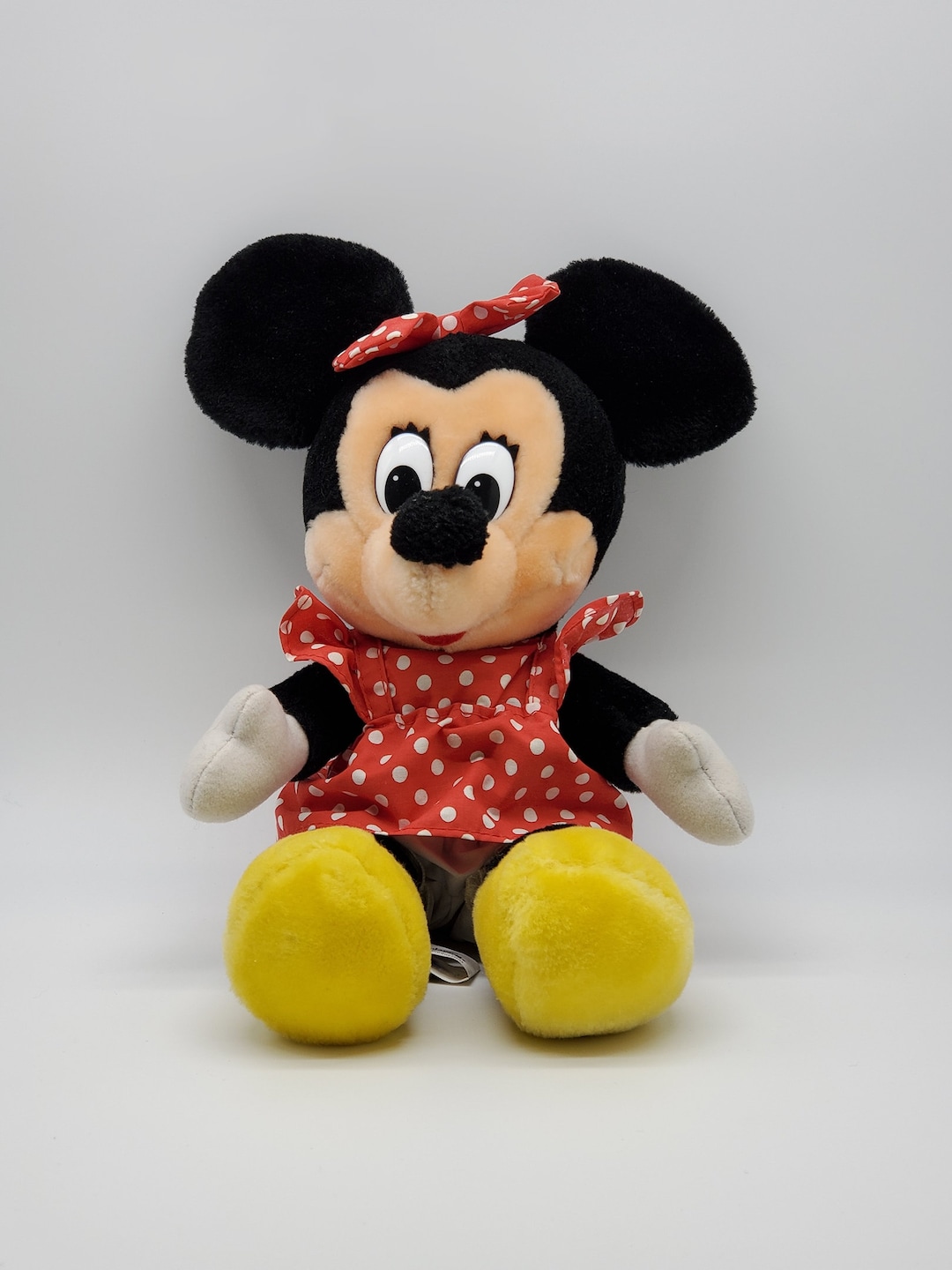 Vintage 1980s Disney Minnie Mouse Plush Stuffed Animal Children's Toy ...