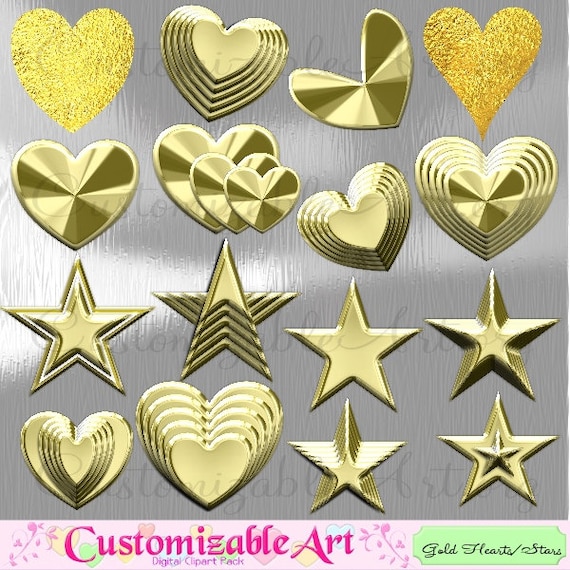 Yellow Heart Clip Art