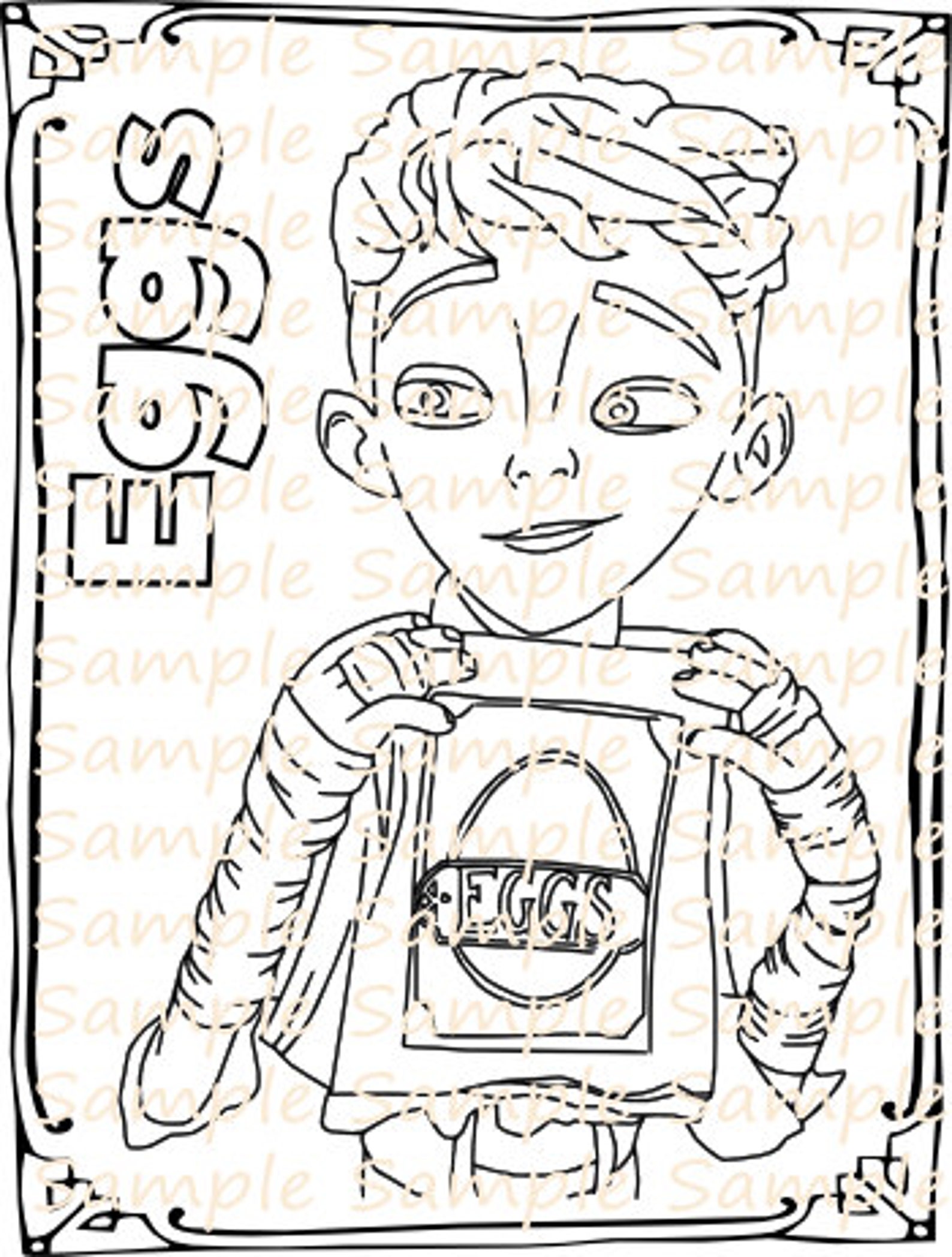 The Boxtrolls Party Favor Printable Boxtrolls Coloring Page Sheet Cute ...