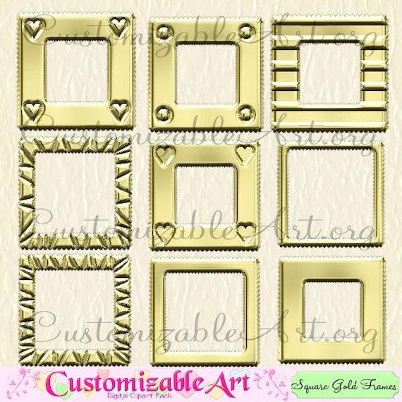 Fancy Gold Border Clip Art