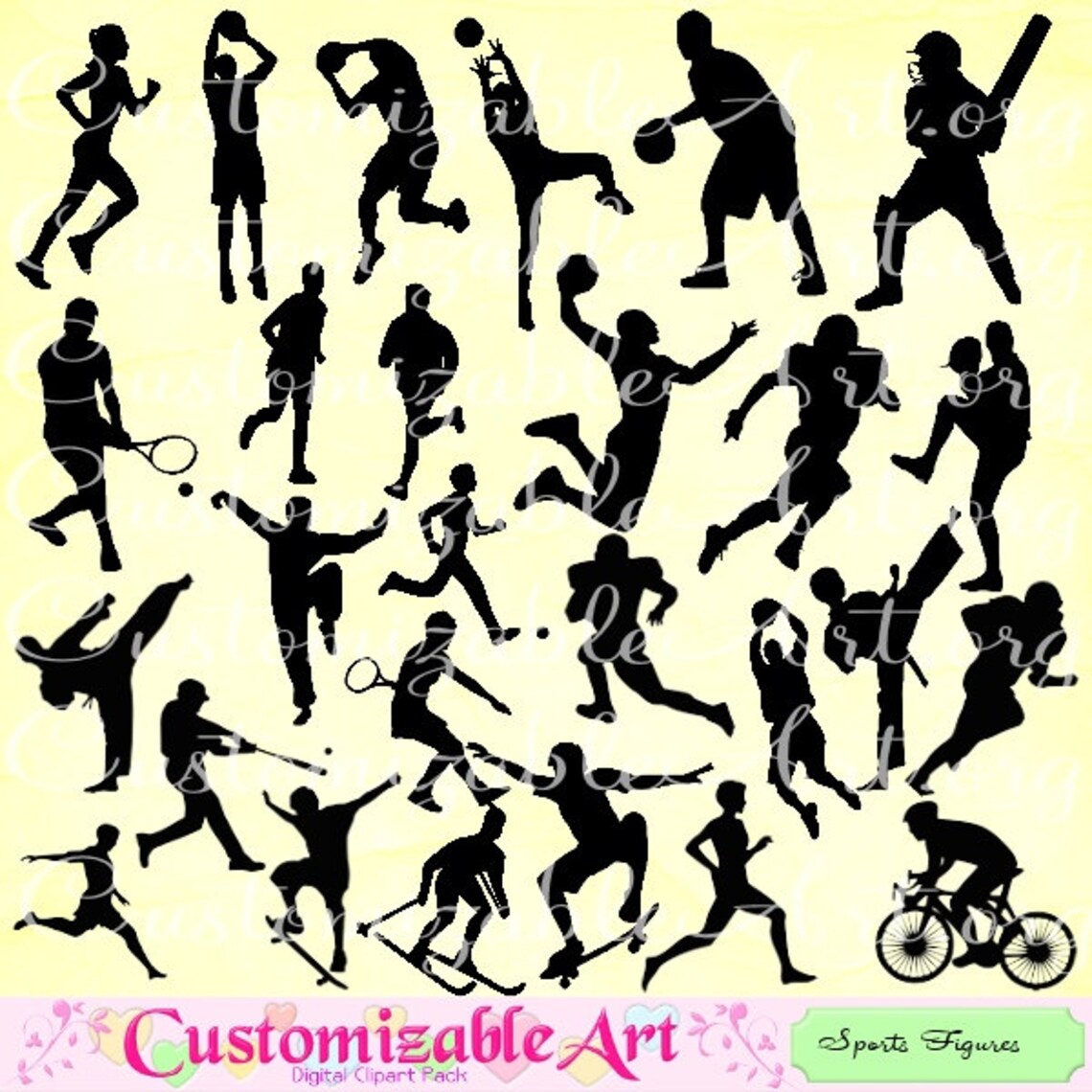 Sports Clipart Sports Clip Art Sports Digital Images Graphics ...