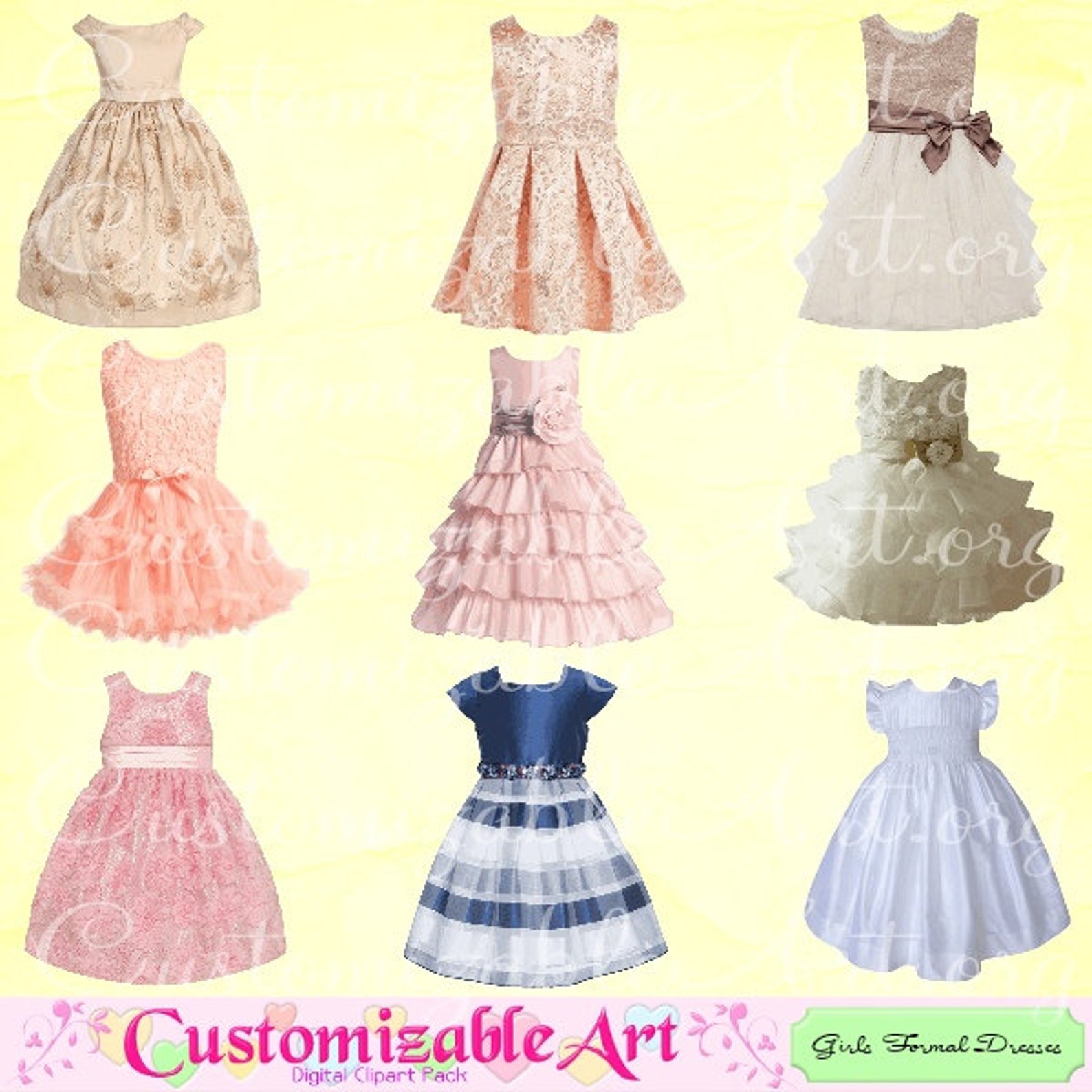 Girls Formal Dresses Clipart Girls Dress Clip Art Images Fashion Wear ...