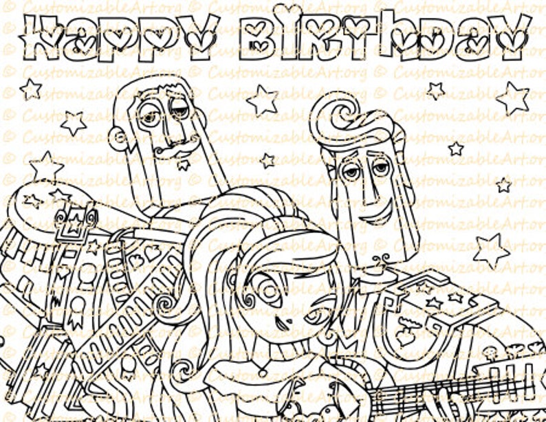 Book of Life Party Favors Printable the Book of Life Coloring Page ...