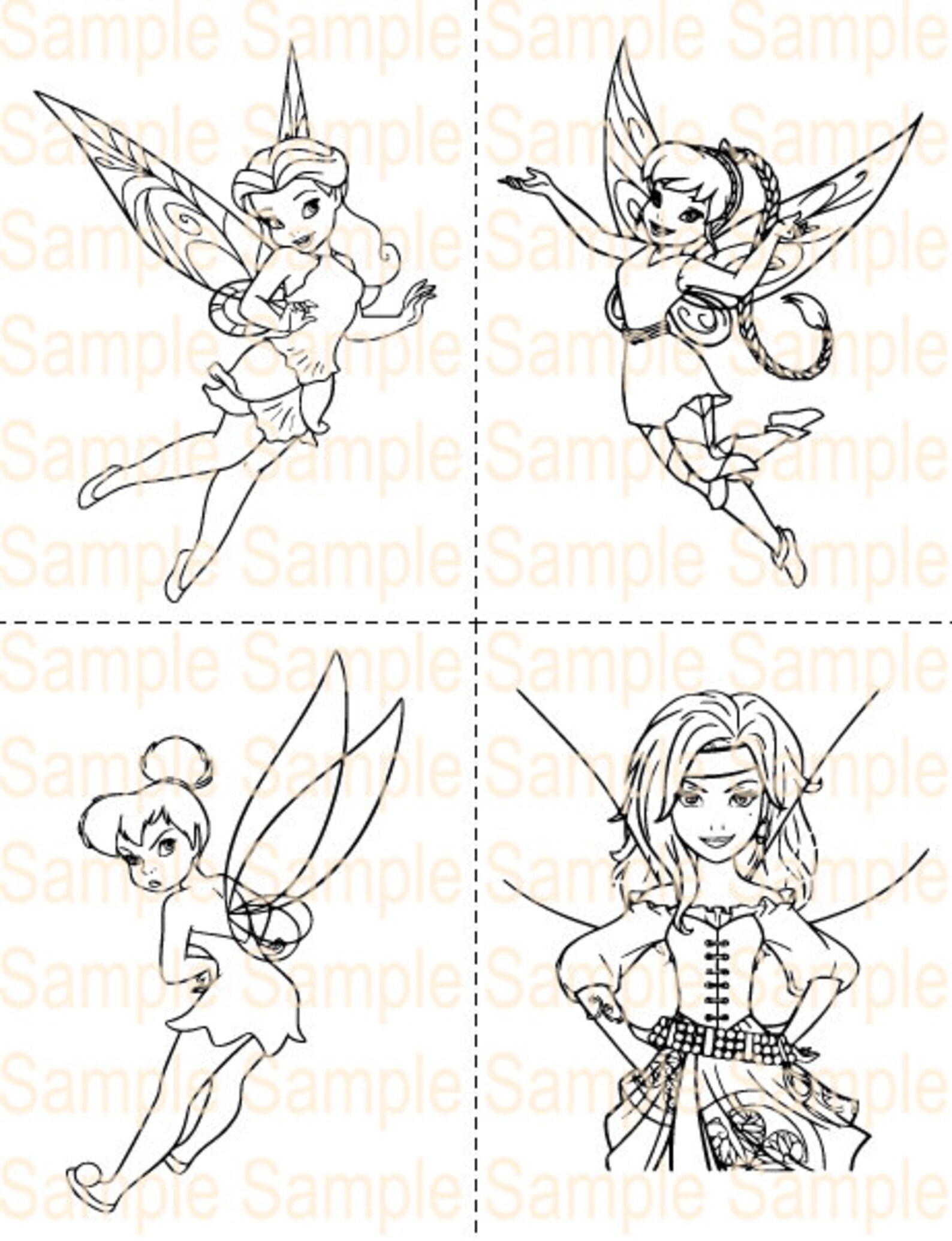 Tinkerbell Party Favor Printable Tinkerbell Party Supplies Fairy ...