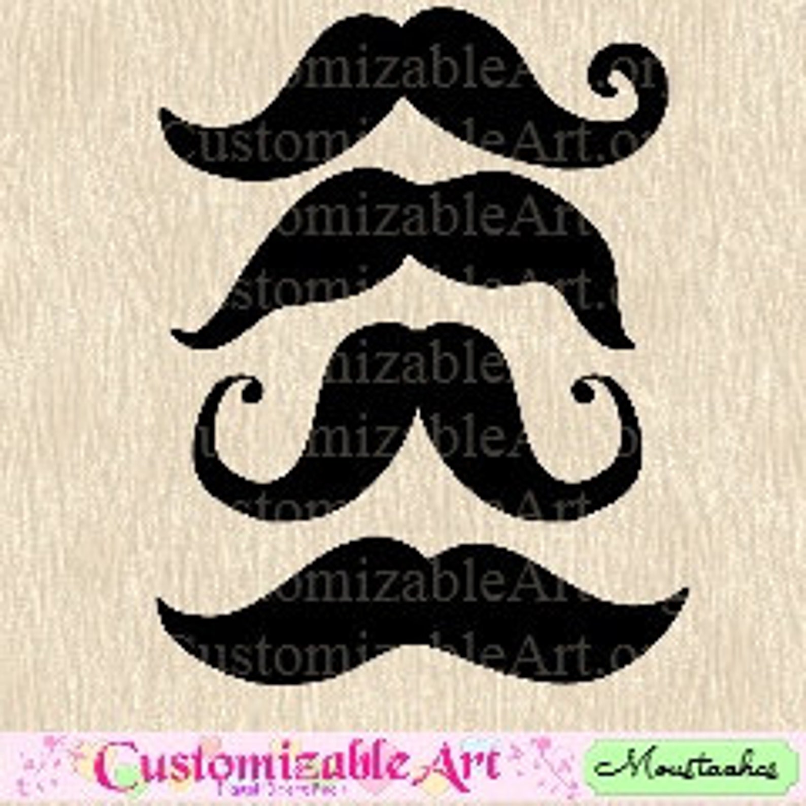 Printable Photobooth Props Digital Moustaches Printable Photo Booth ...