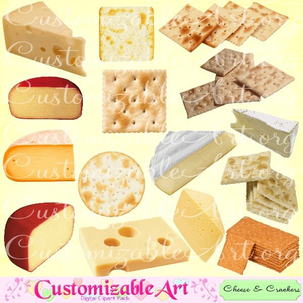 Crackers And Cheese Clipart