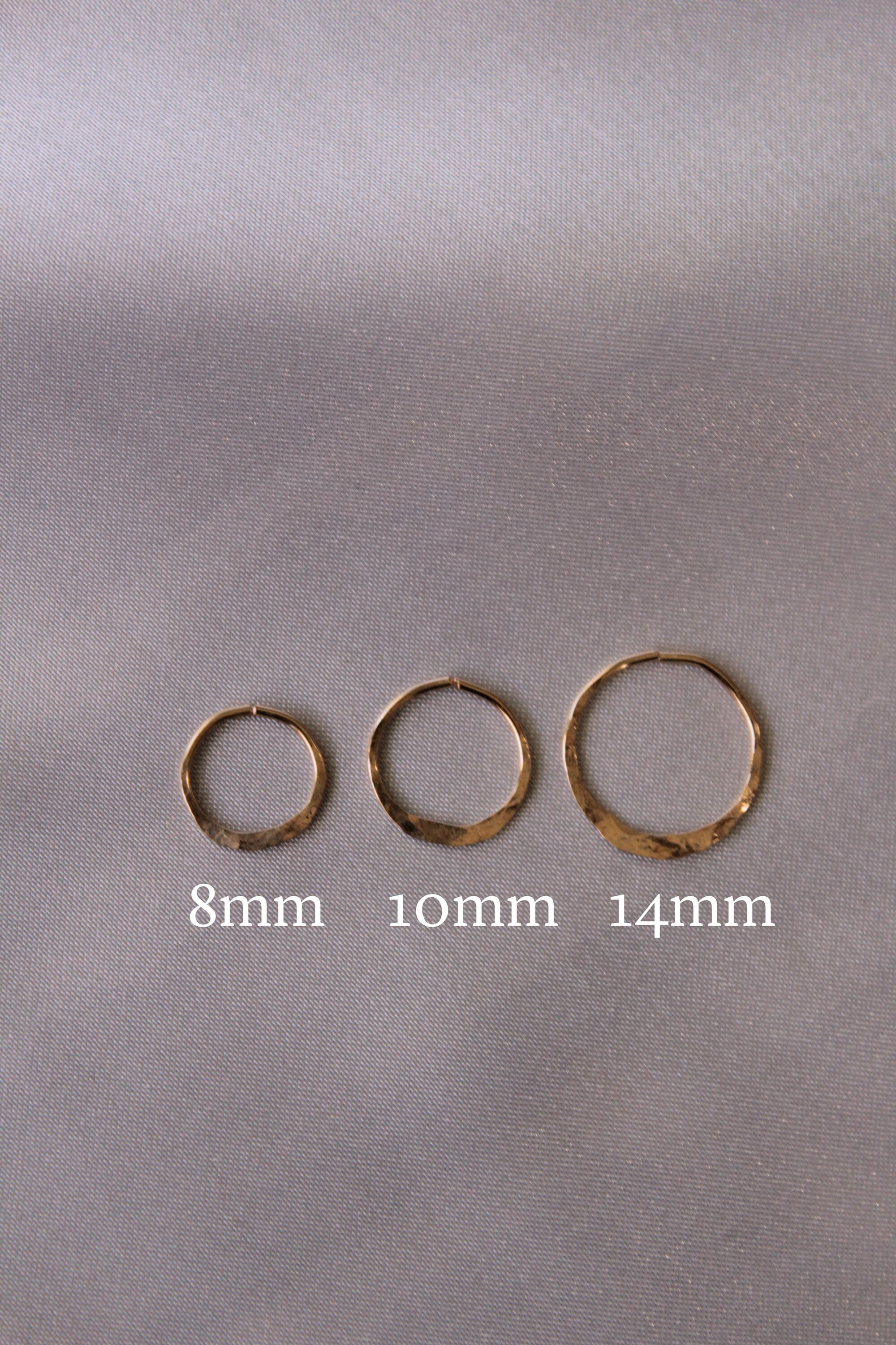 Set of Gold Tiny Hoops 14k Gold Cartilage Tiny Hoops | Etsy