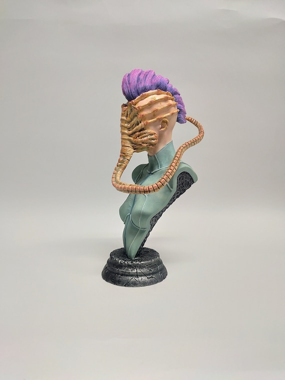 Facehugger Female Bust Alien Inspired Resin Giger Horror - Etsy