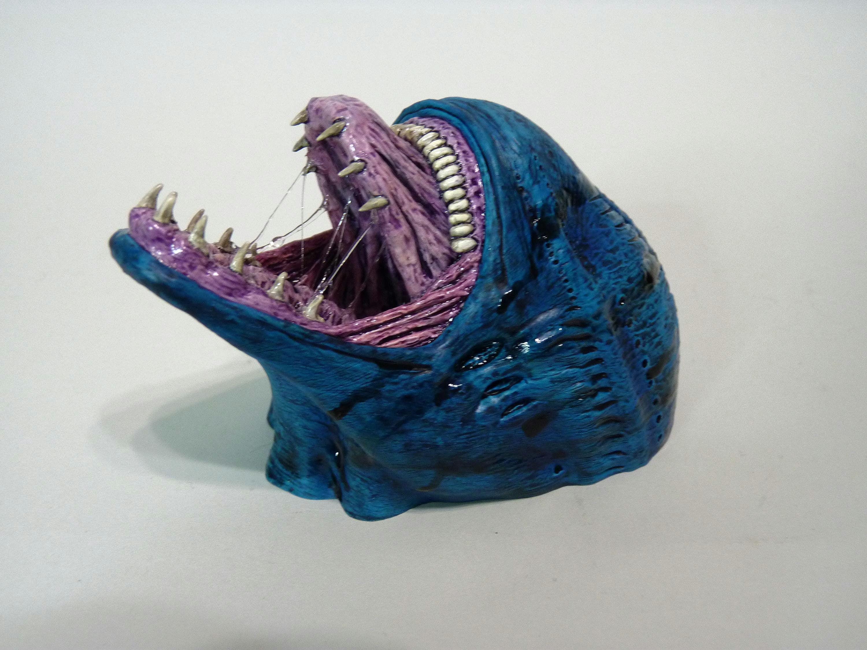 Handmade Alien Deacon Head Sculpture, Horror Sci-fi Prop - Etsy