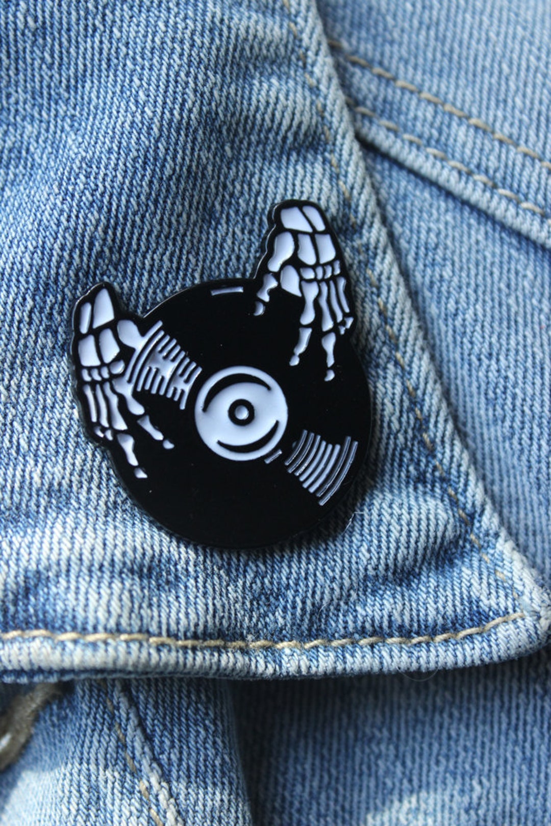 VINYL is Not Dead Enamel Pin | Pin Badge | Enamel Badge | Birthday Gift ...