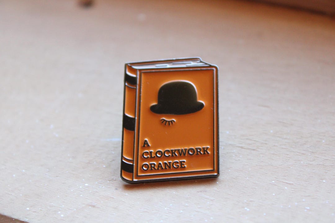 A Clockwork Orange Book Enamel Pin | Pin Badge | Enamel Badge ...