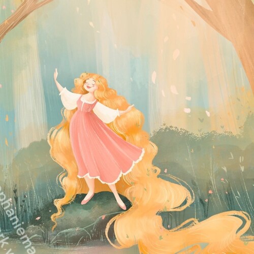 The Swan Princess Illustration Art Print - Etsy