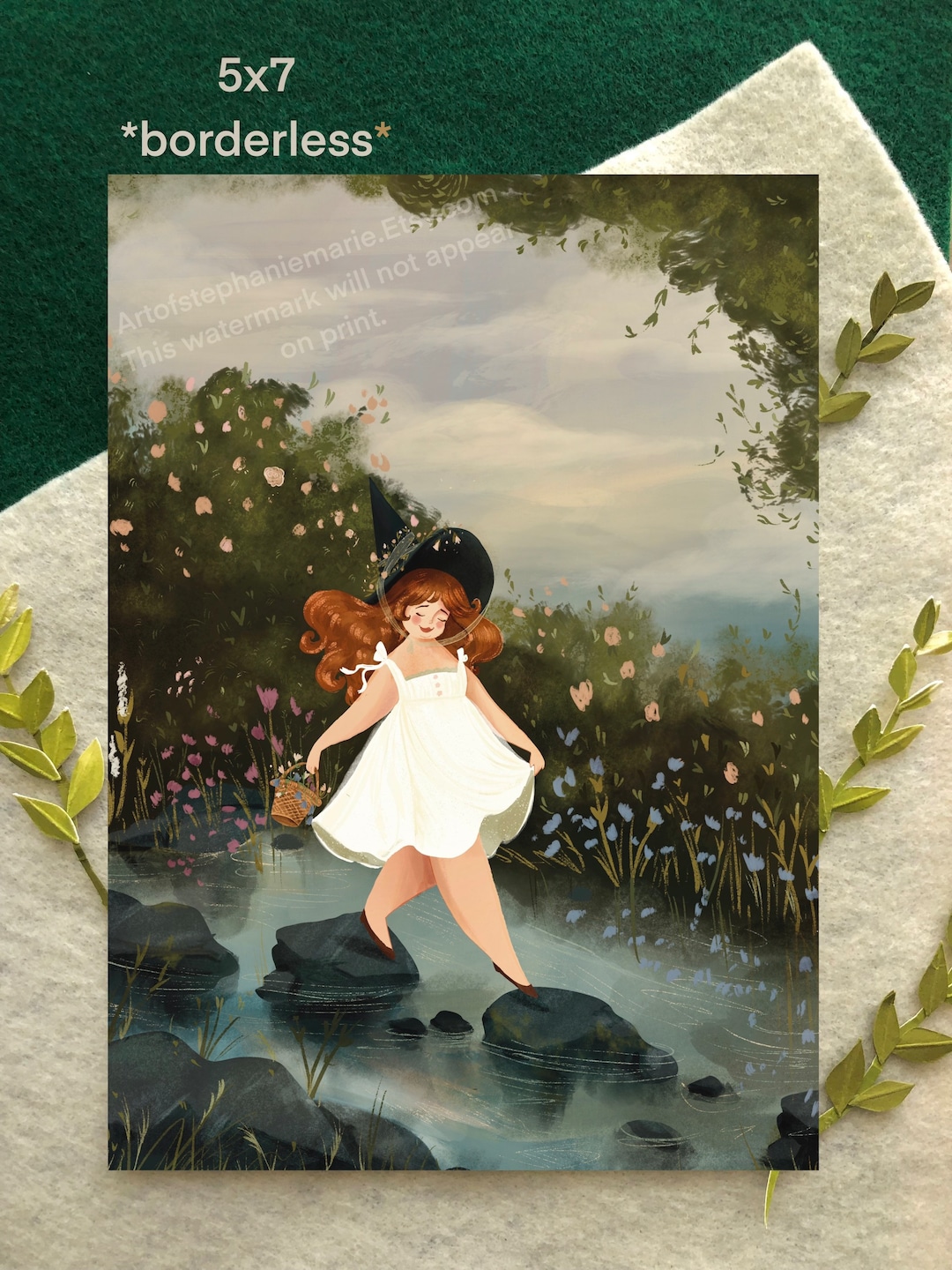 Summer Witch Illustration Print - Etsy