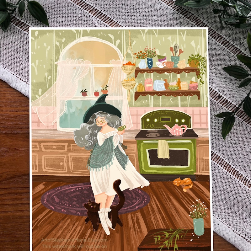 Witch Art - Etsy