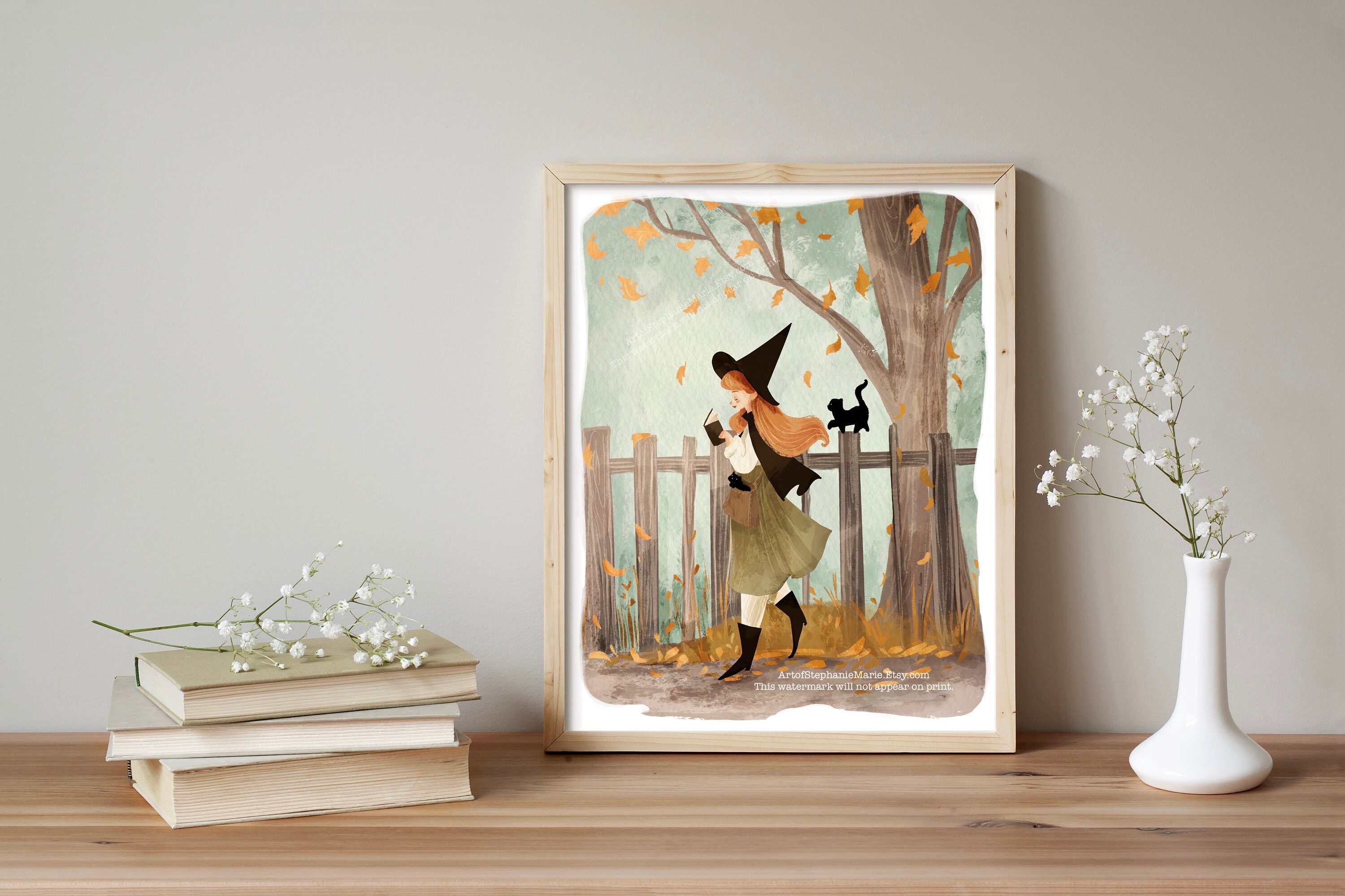 The Walk Home Illustration Art Print - Etsy