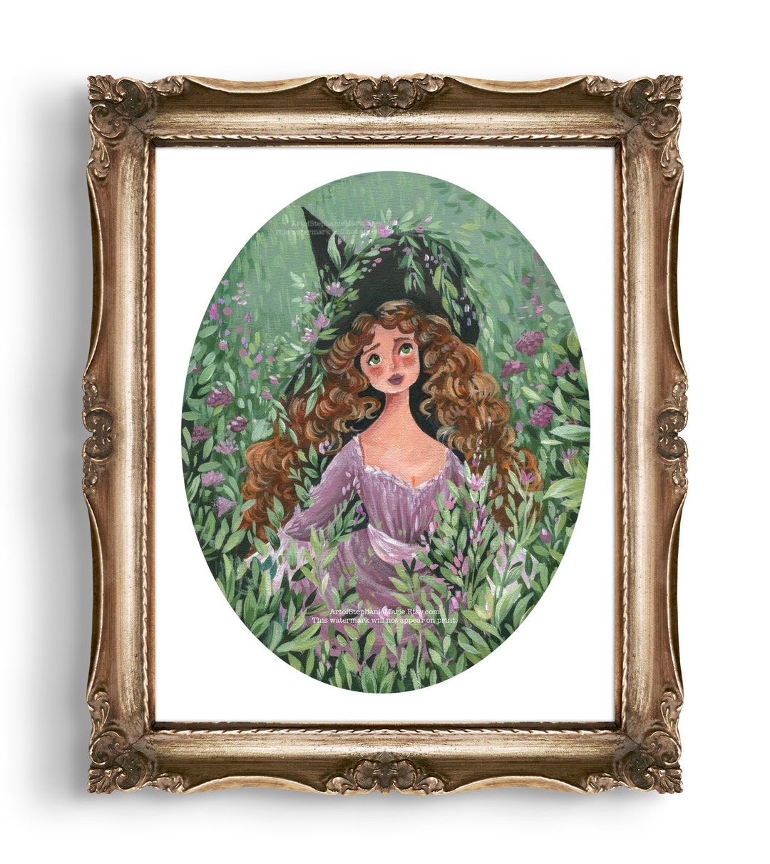 Botanical Witch Art Print 8x10 Unframed - Etsy