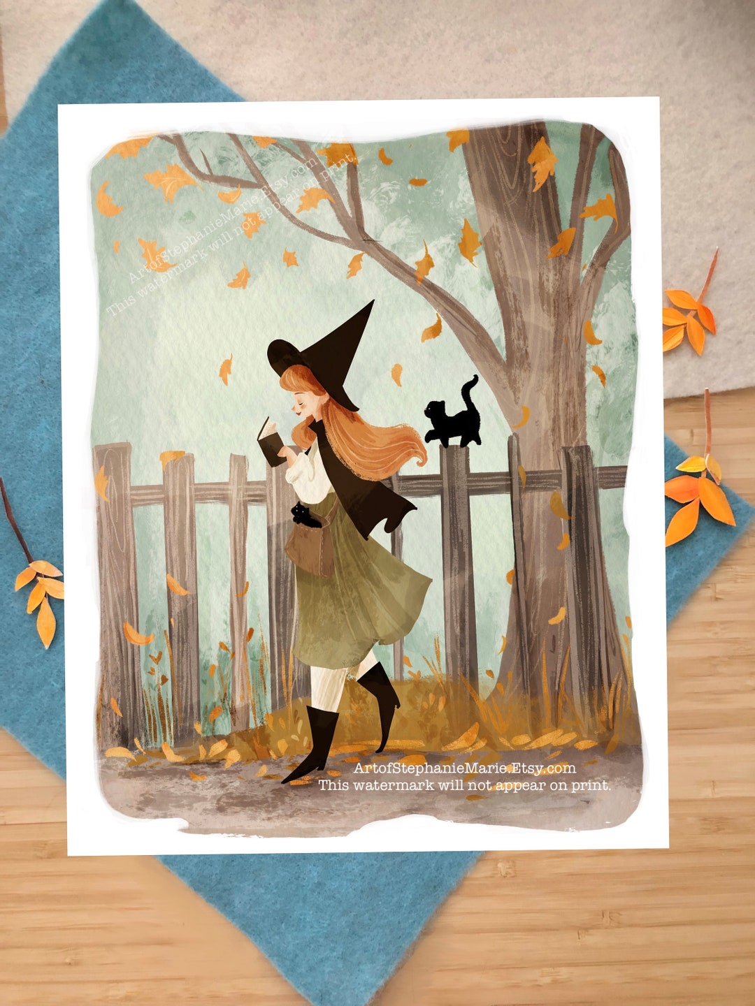 The Walk Home Illustration Art Print - Etsy