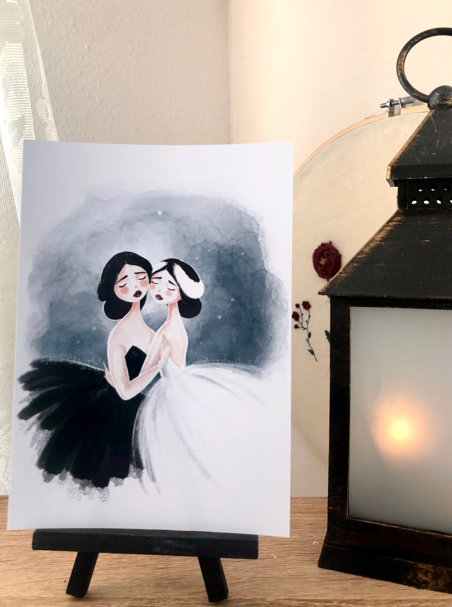 Odette/odile Art Print - Etsy