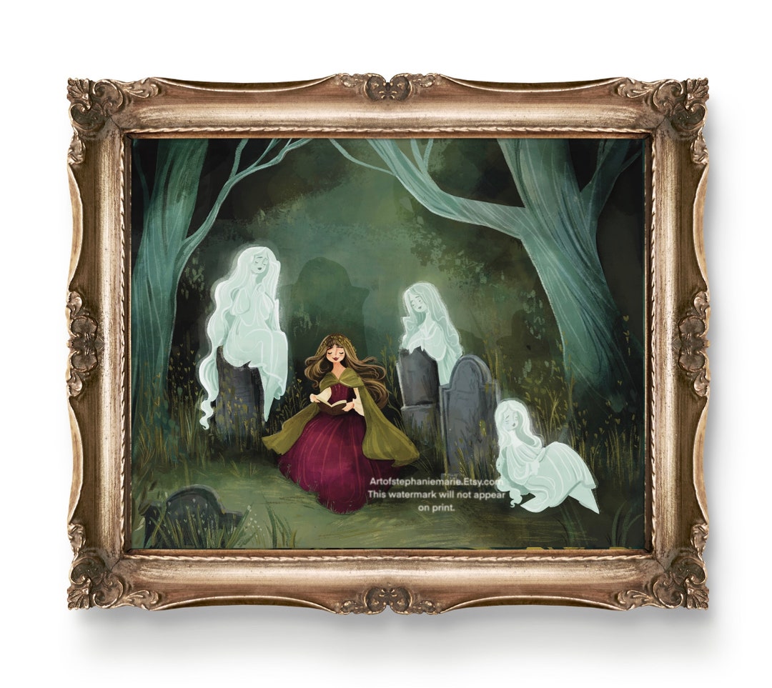 Ghost Stories Illustration Art Print - Etsy