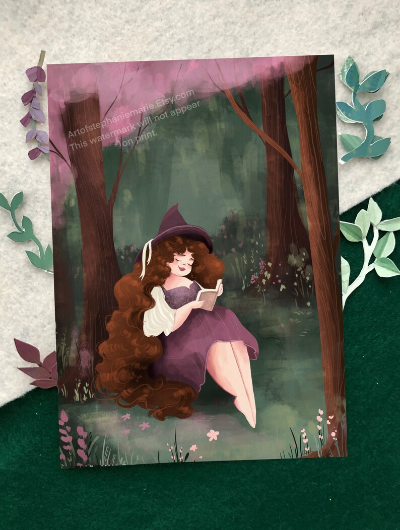 The Fabled Forest Illustration Art Print - Etsy