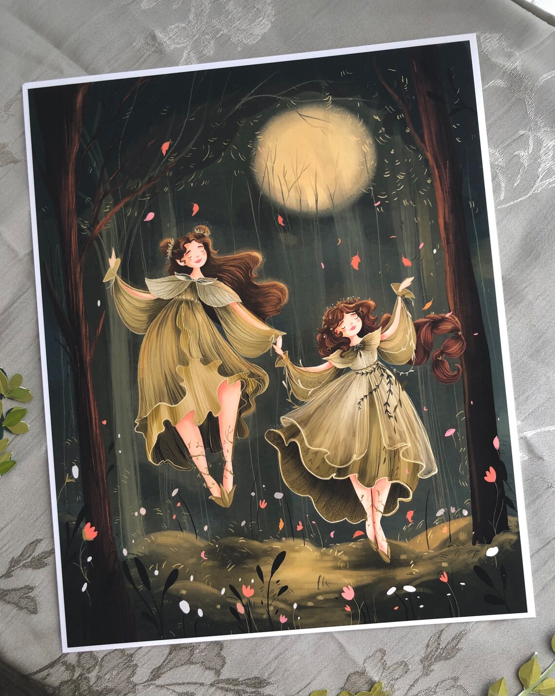 Flora and Fauna Illustration Print - Etsy