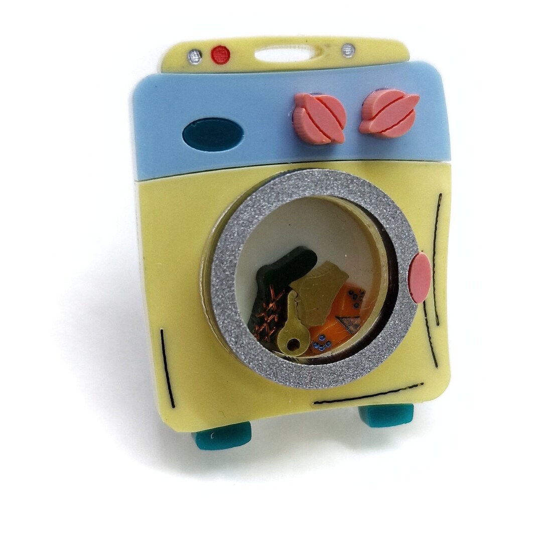 Adjustable Ring Maxi Washing Machine With Socks That Move in Acrylic ...