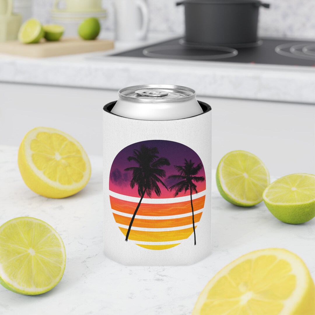 Sunset Outrun 80s Can Cooler - Etsy