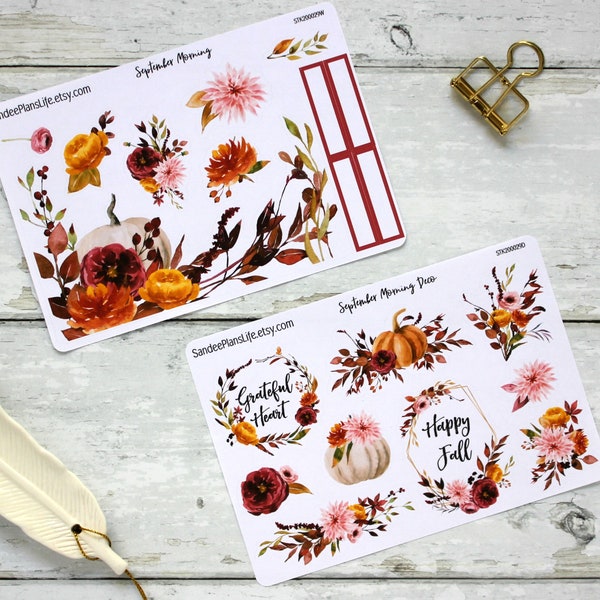 Fall Planner Stickers - Etsy