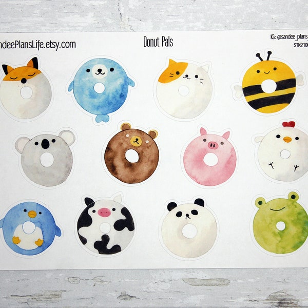 Panda Donut - Etsy