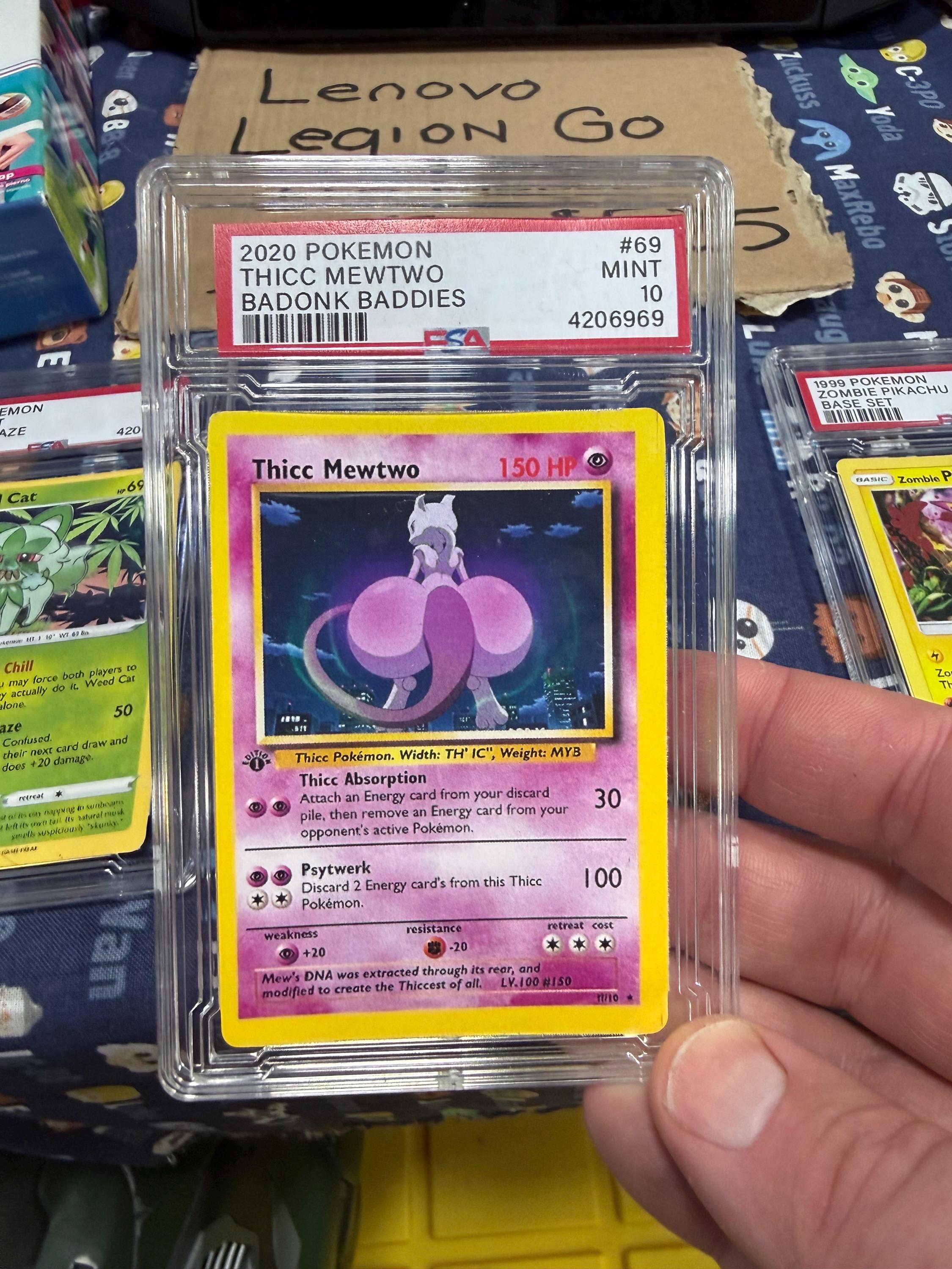 Parody Joke Graded Pokémon Card – Framed in Authentic-looking Grading ...