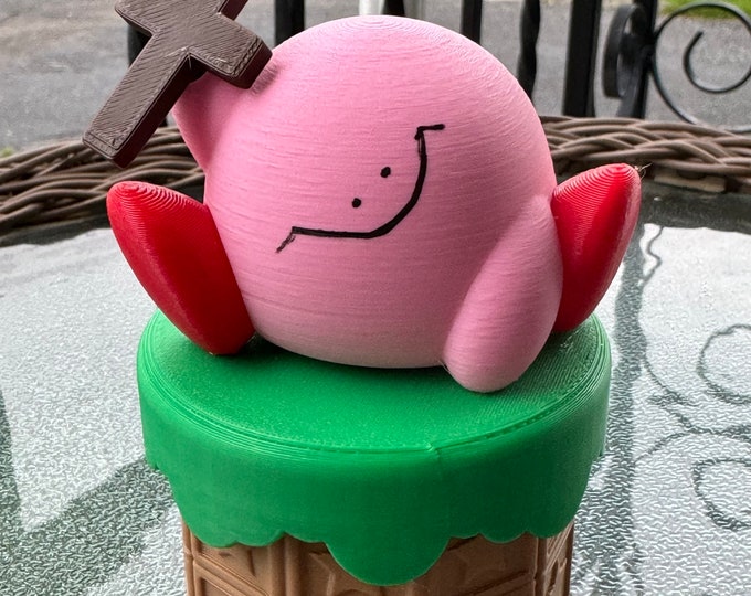 Derpy Kirby Custom Amiibo (new Design) With Accessory Pack - Etsy