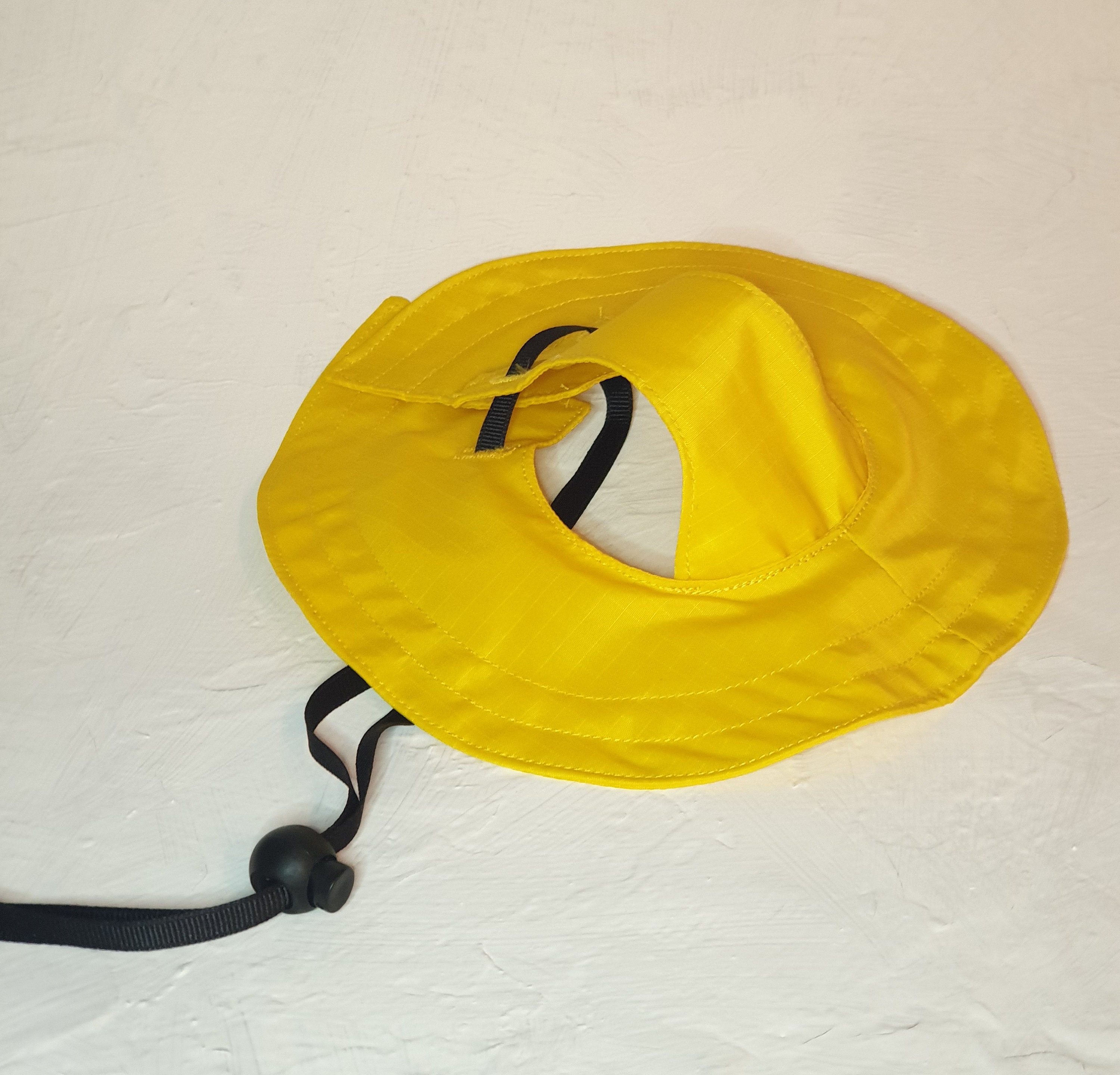 Yellow Rain Hat (photo Prop) With Slots for Ears for Chinchilla, Cat ...