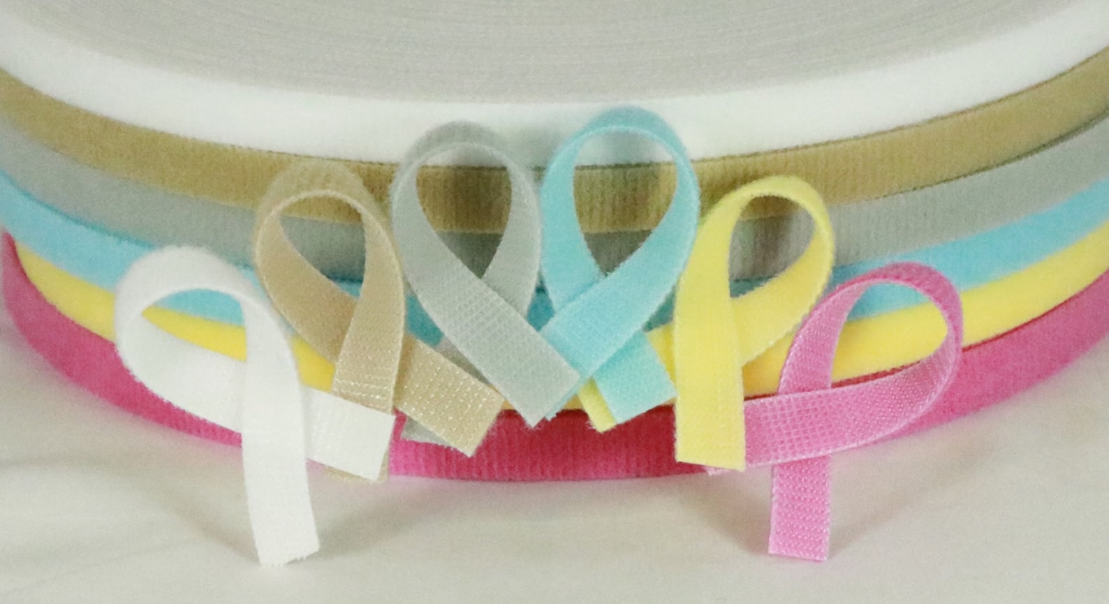 Ultra Thin VELCRO® Brand Double Sided Hook & Loop Tape One1 Yard 3/8 ...