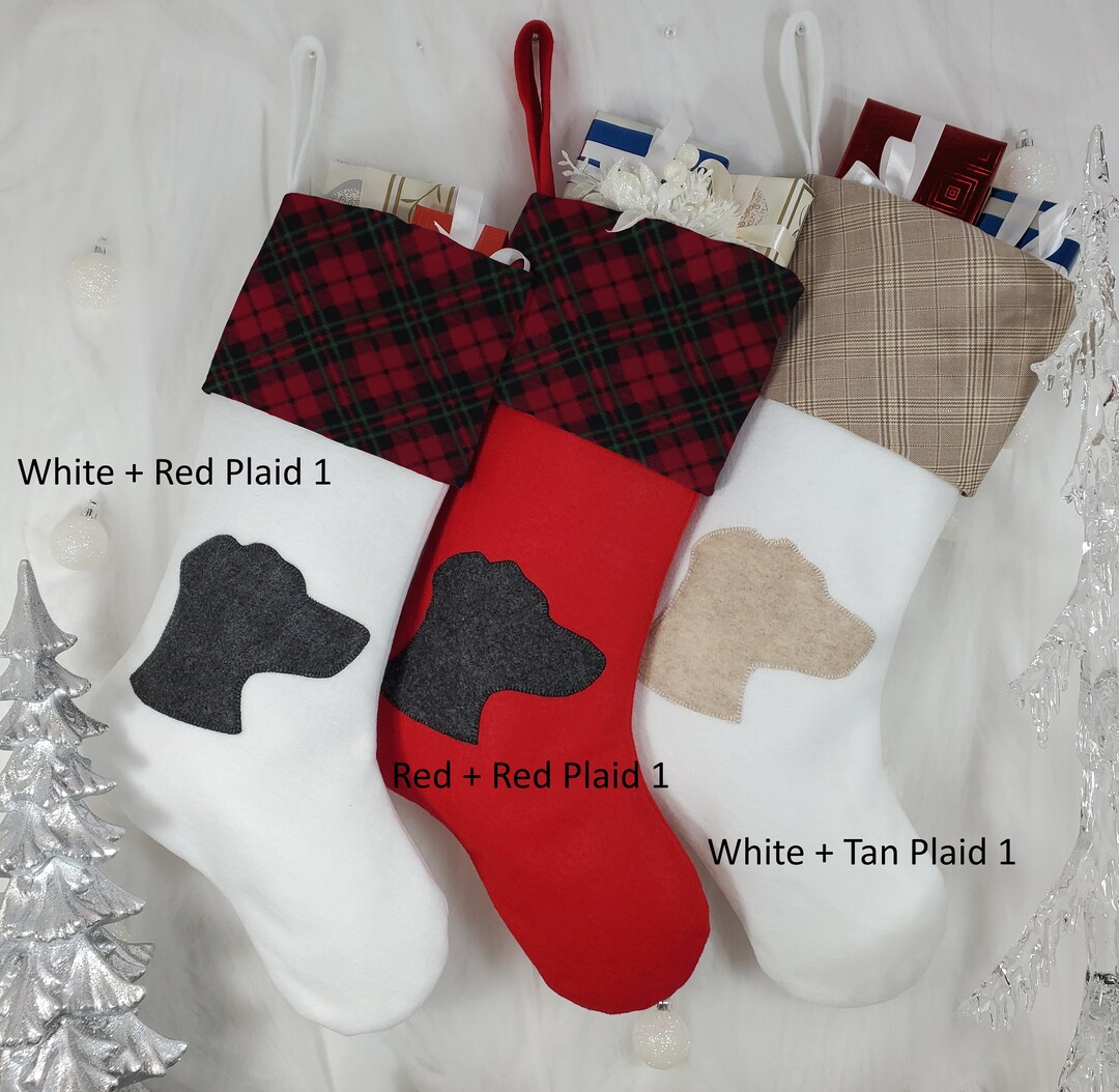 Labrador Christmas Stocking, Lab Christmas Stocking, Dog Christmas ...