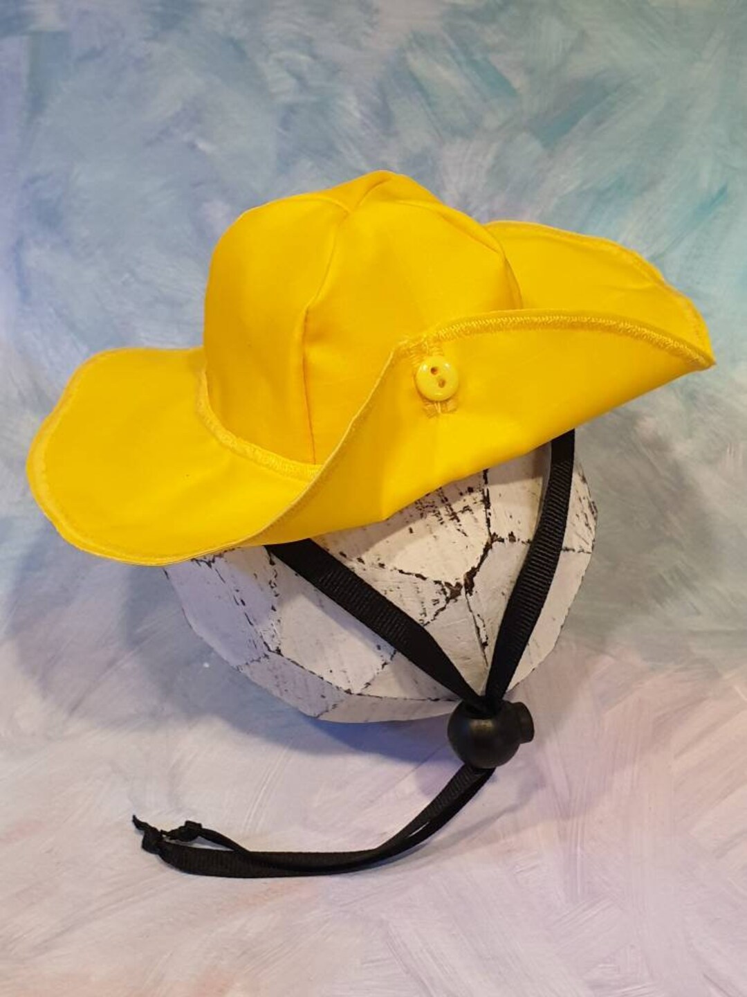 Yellow Rain Hat (photo Prop) for Chinchilla, Cat, Mini Pig Made by ...
