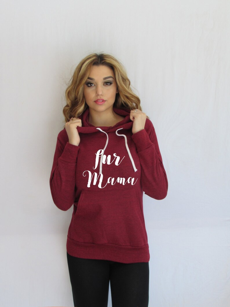Fur Mama Hoodie Sweatshirt Mama Hoodie Mom Life Hoodie Made Etsy
