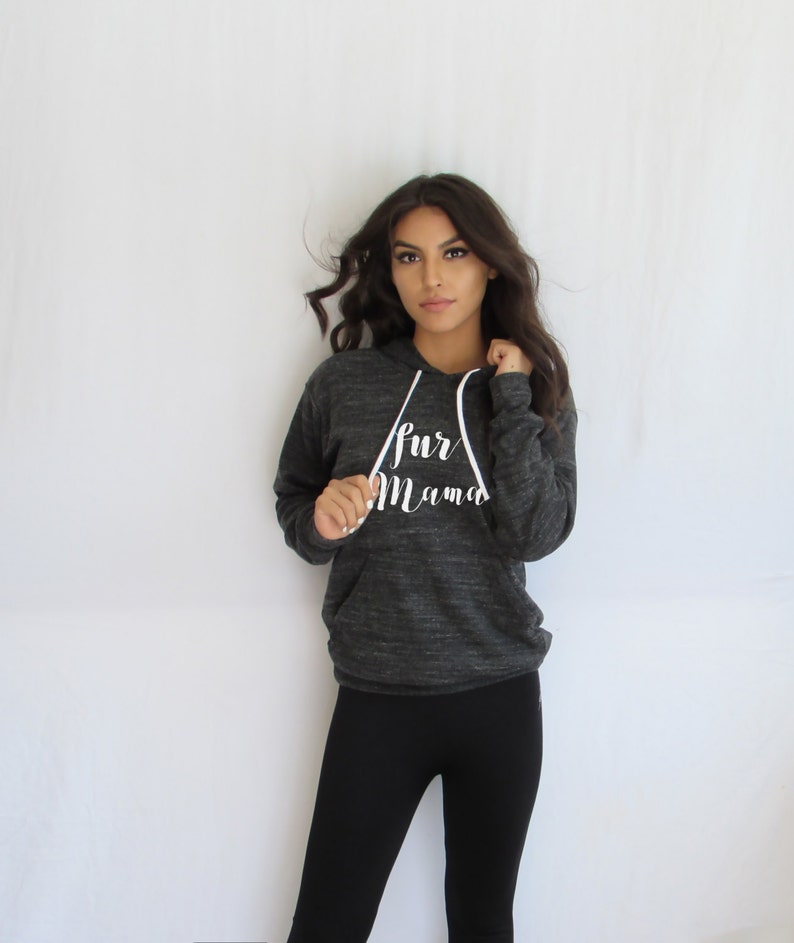 Fur Mama Hoodie Sweatshirt Mama Hoodie Mom Life Hoodie Made Etsy