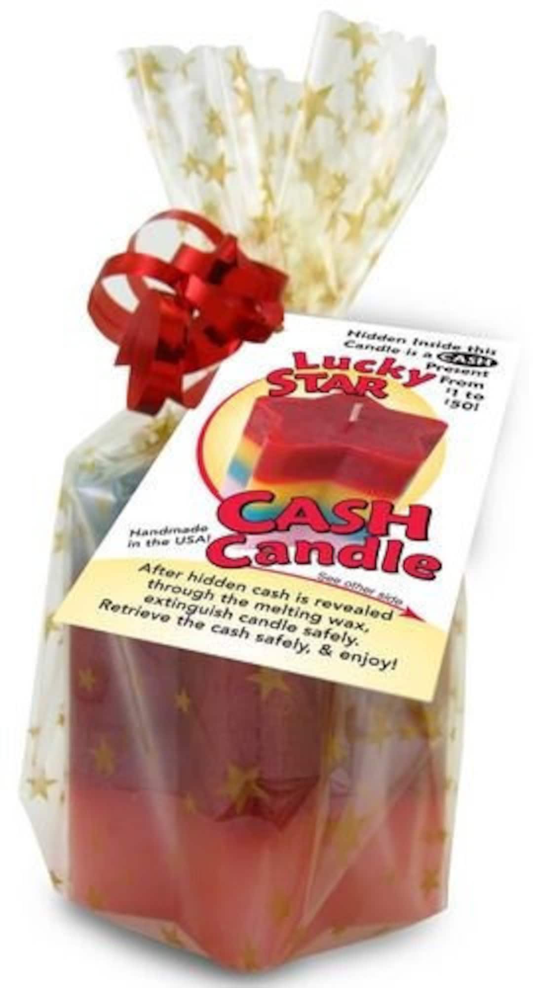 Star Cash Candle - Star Money Candle With REAL Money Inside! From 1 to ...