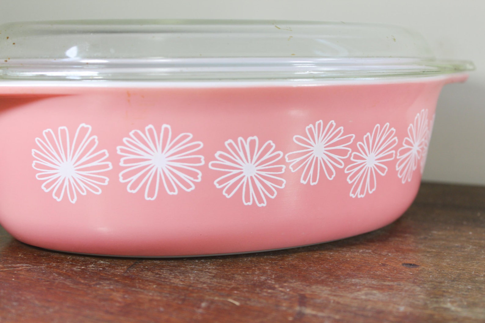 Pink Daisy Vintage Pyrex Casserole Dish 2 1/2 Quart Casserole | Etsy