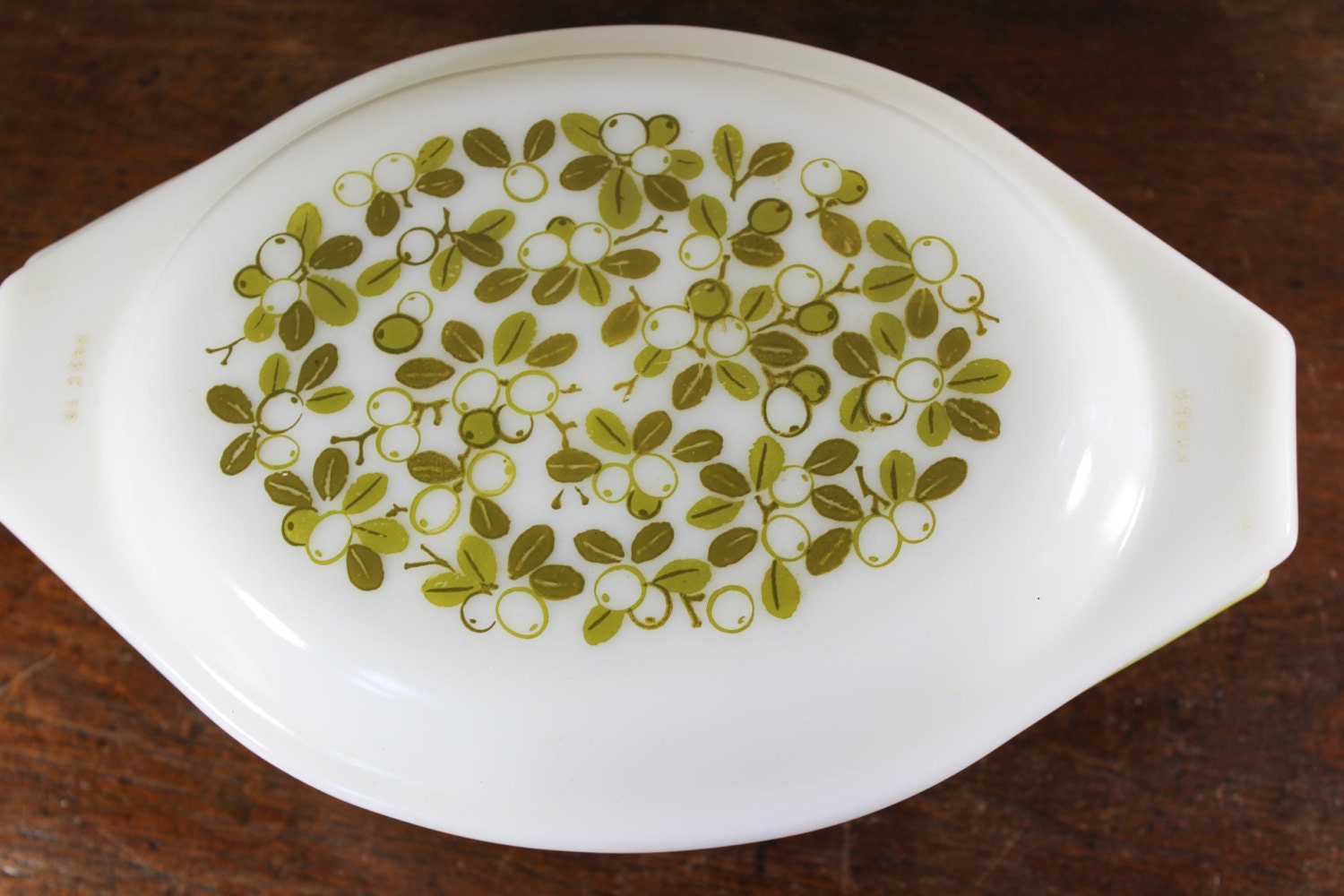 Pyrex Casserole Covered Dish With Glass Lid Verde Olive Green 043 1 1/2 ...