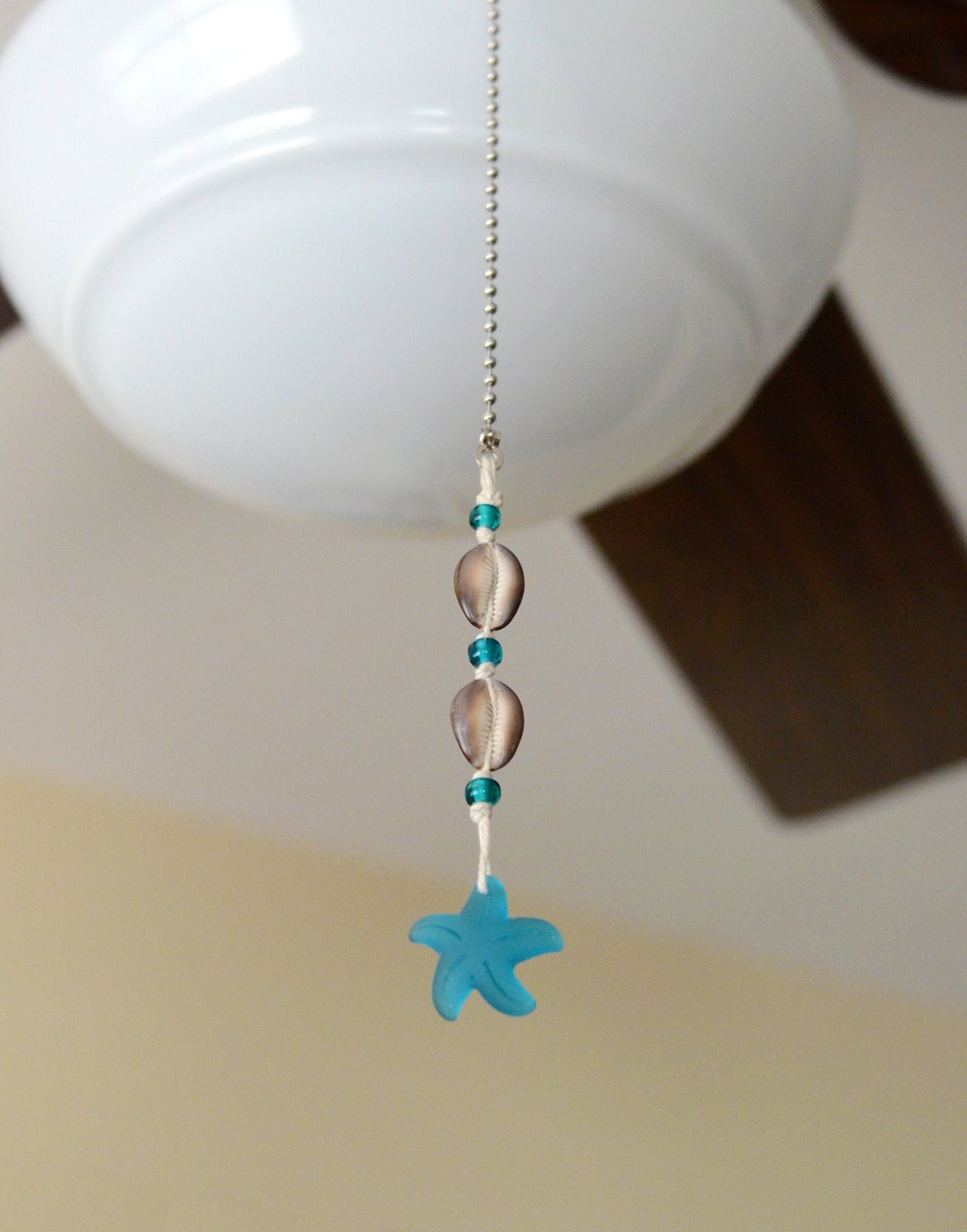 Seashell & Starfish Ceiling Fan Light Pull - Etsy