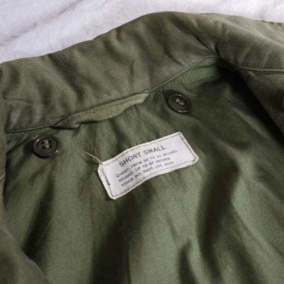 Vintage 1958 Army Military Jacket - Gem
