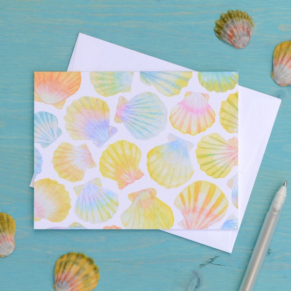 Shell Watercolor - Etsy