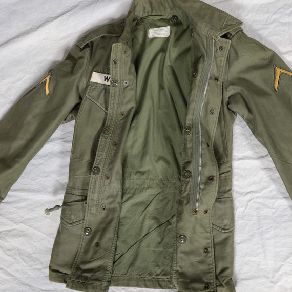 Vintage 1958 Army Military Jacket - Gem
