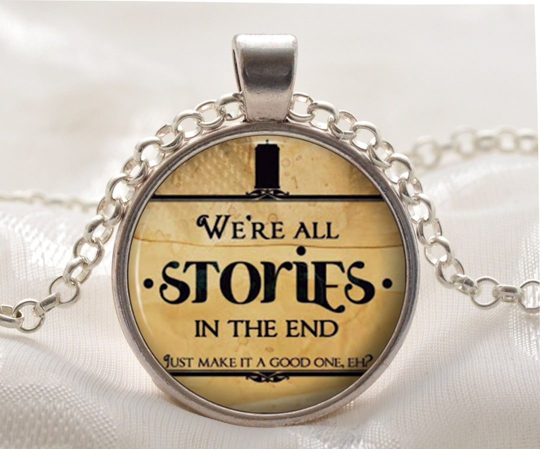 Doctor Who Quote Pendant - Dr Who Necklace - Silver Jewelry Gift for ...