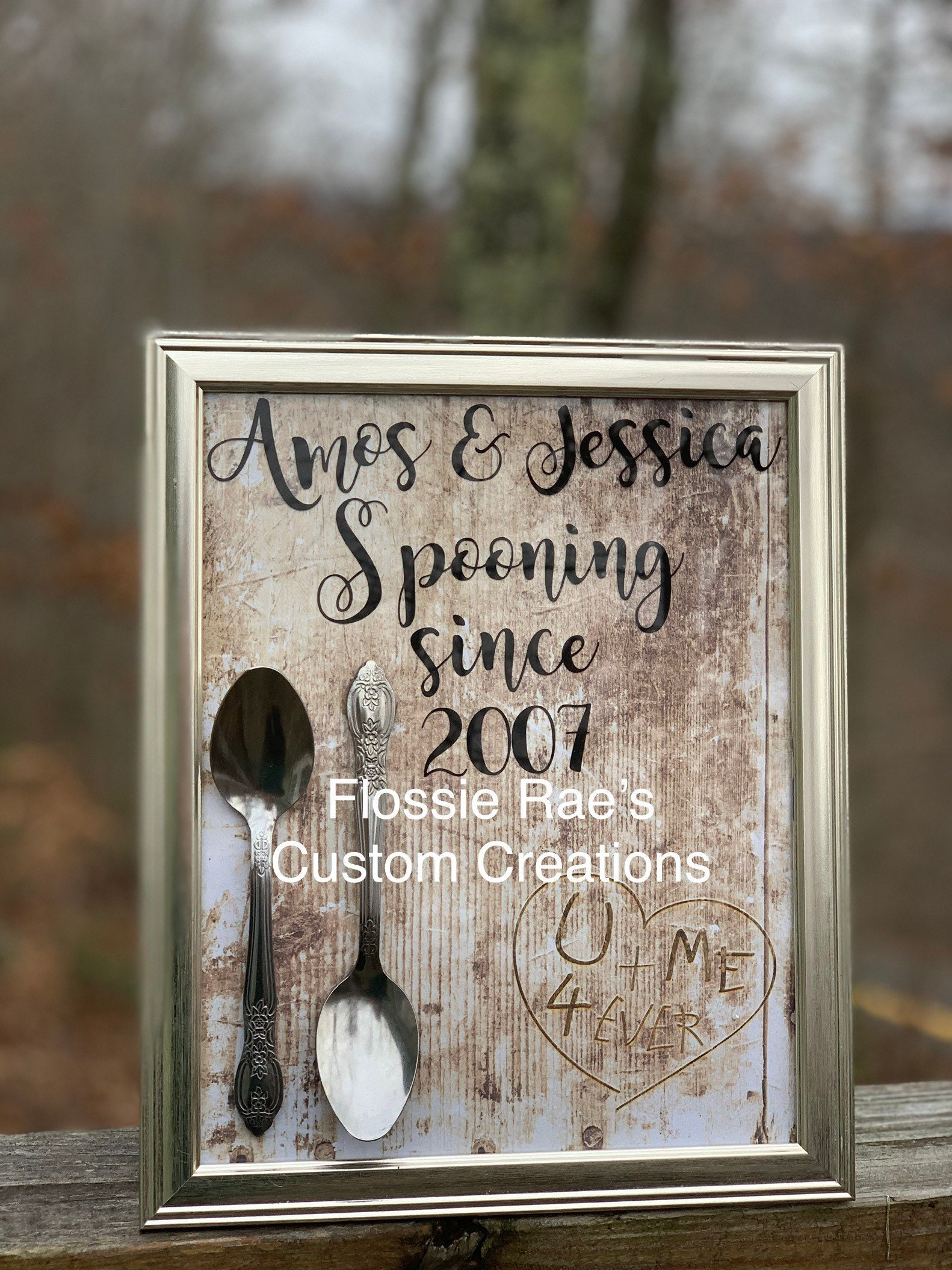 Spooning Since/forking Since Wedding Anniversary Valentines | Etsy