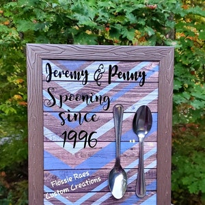 Spooning Since/forking Since, Wedding, Anniversary, Valentines Day ...