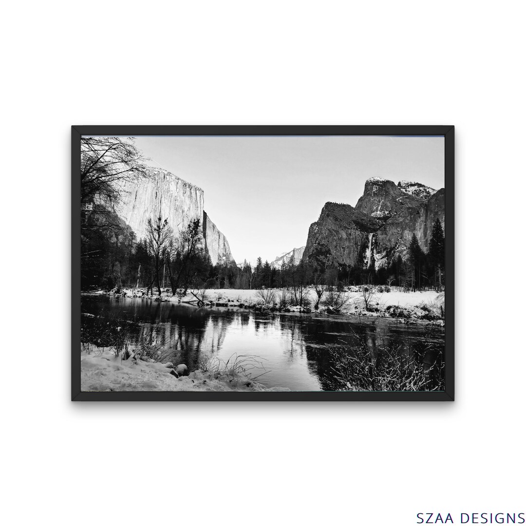 Yosemite Art, Printable, Digital Download, Yosemite National Park, El ...