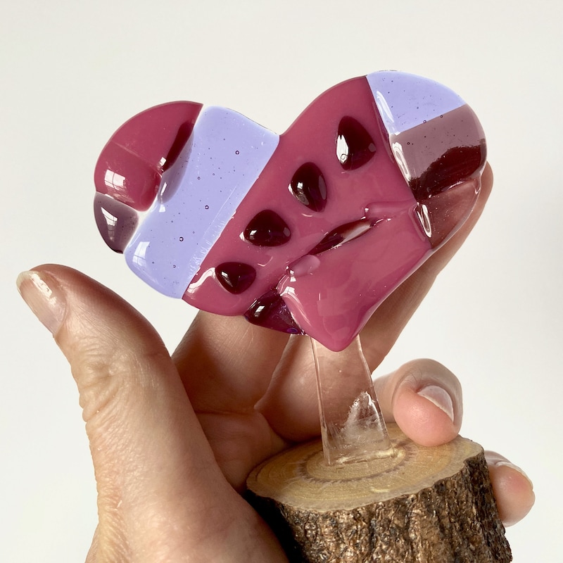 Glass Heart - Etsy