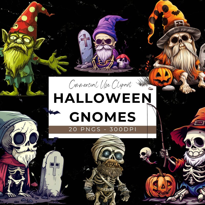 Skeleton Gnomes - Etsy